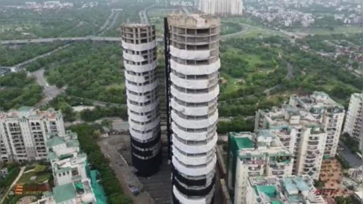 How strong an earthquake will Noida twin towers cause when they come ...