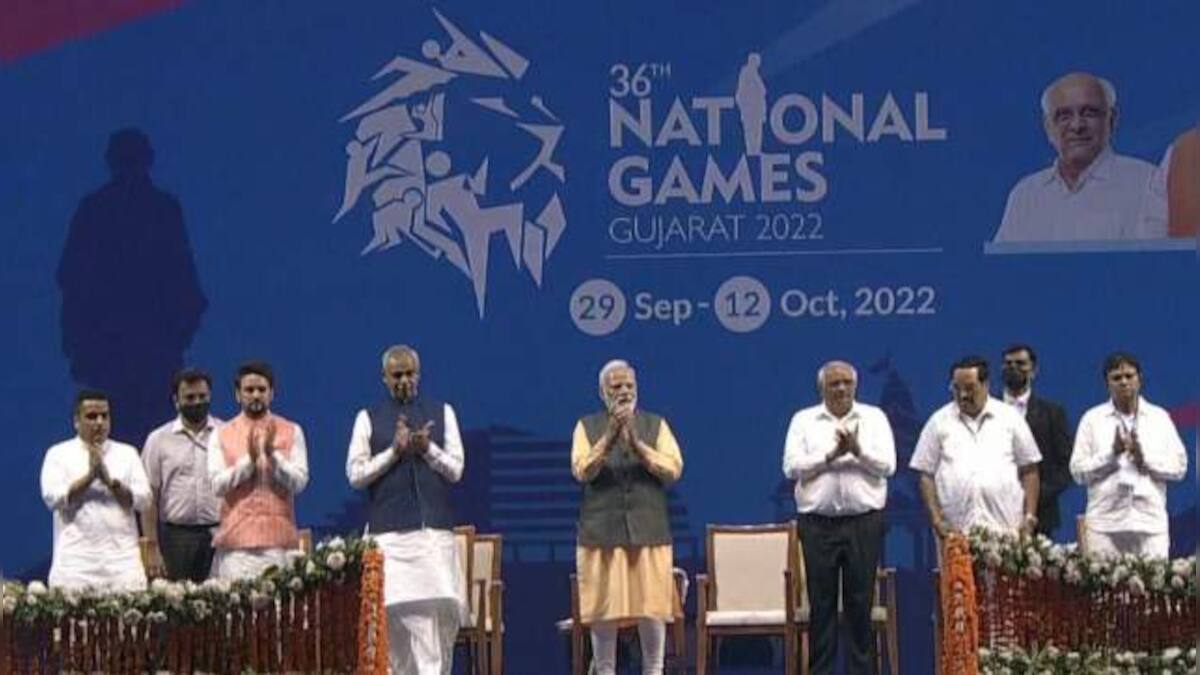 PM Narendra Modi declares 36th National Games open at dazzling ceremony ...