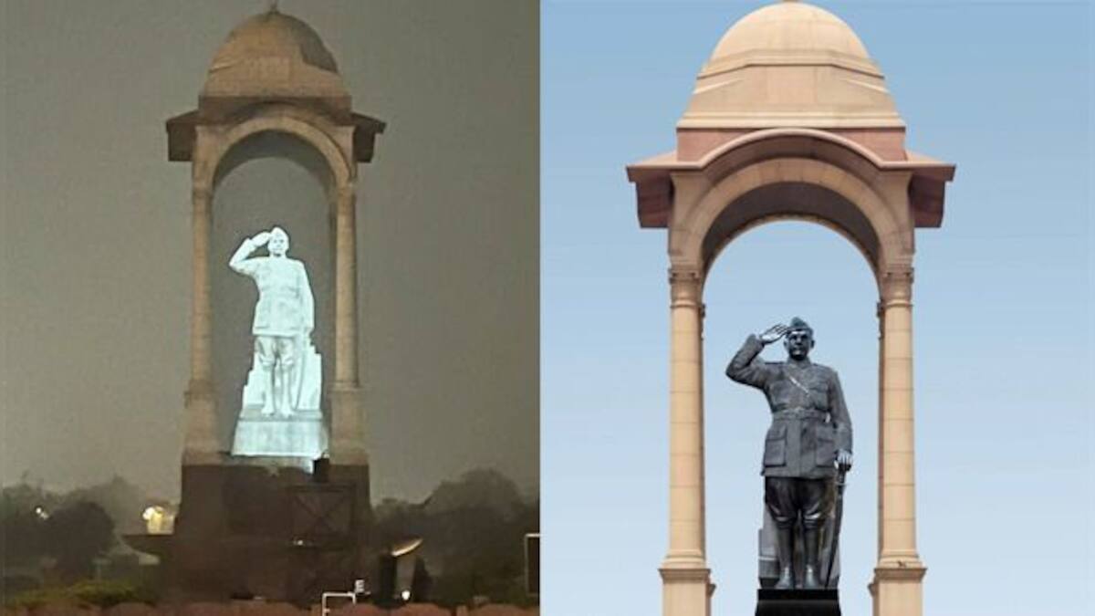 Explained: The making of the grand Netaji Subhas Chandra Bose statue ...