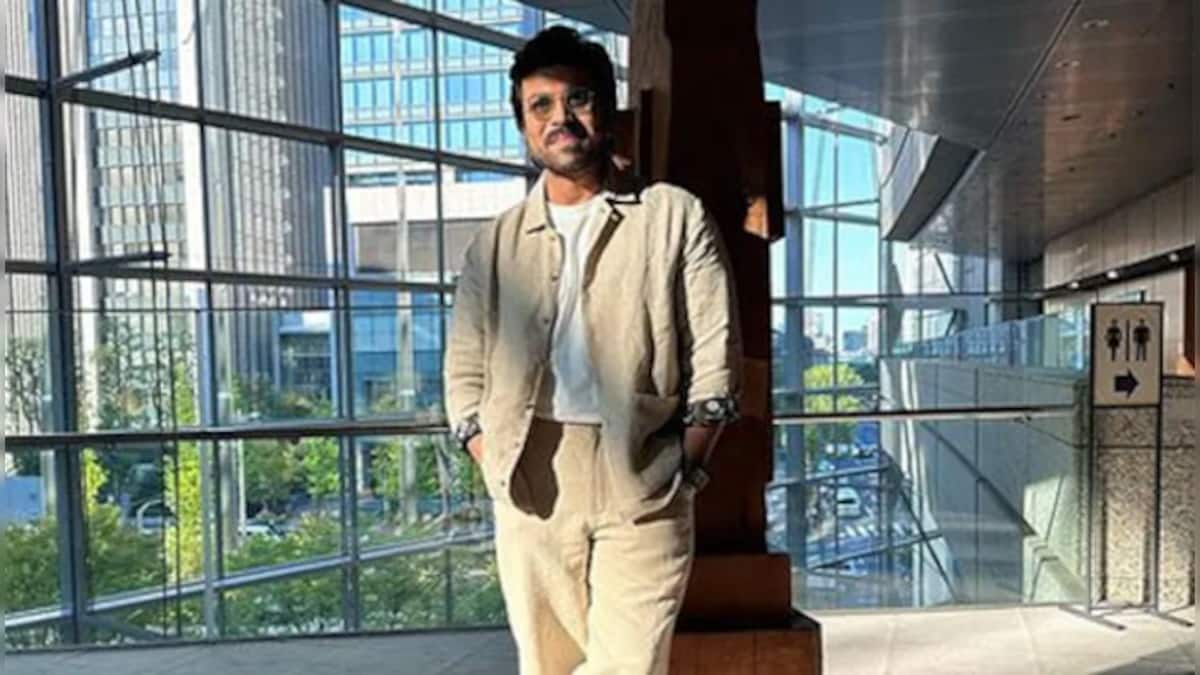 Ram Charan looks dapper as he arrives in Japan ahead of RRR release ...