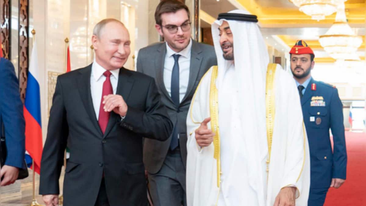 Watch: Putin breaks protocol for UAE prez with touching gesture – Firstpost