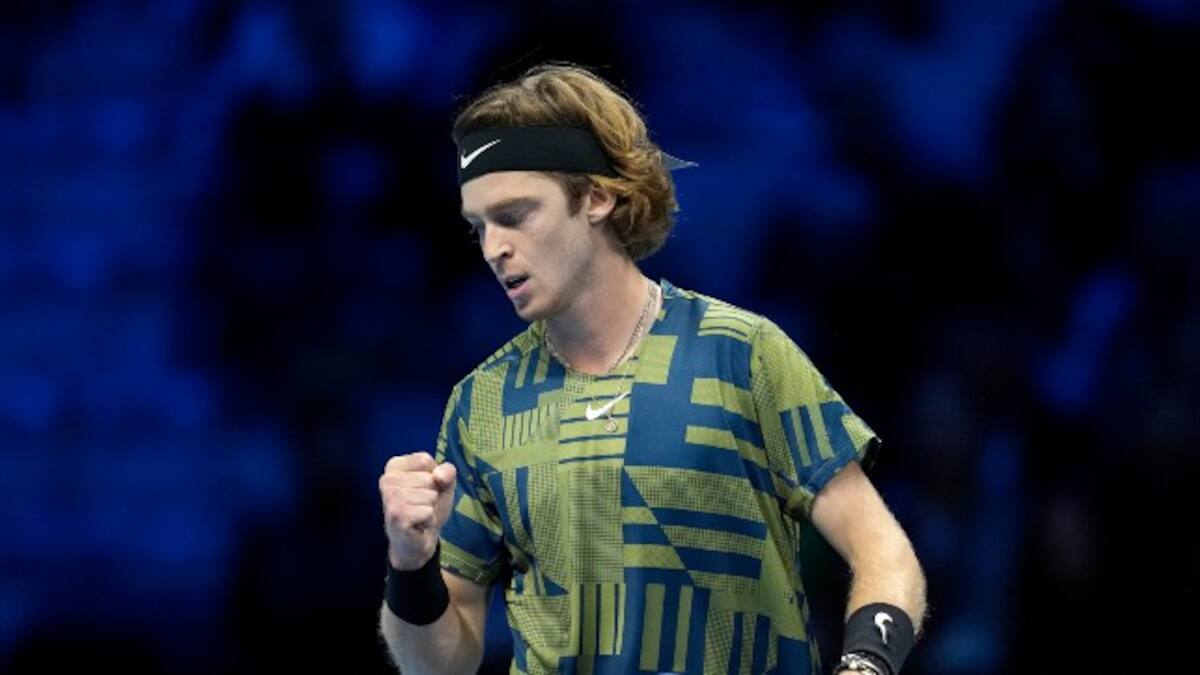 ATP Finals: Andrey Rublev clinches hard-fought win over fellow Russian Daniil Medvedev – Firstpost
