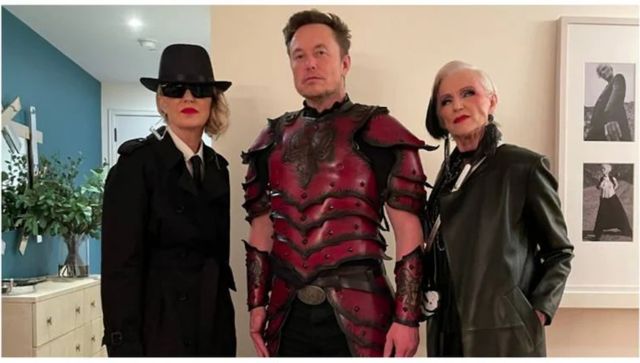 Elon Musk celebrates Halloween in $7,500 leather costume – Firstpost Elon Musk celebrates Halloween in $7,500 leather costume – Firstpost