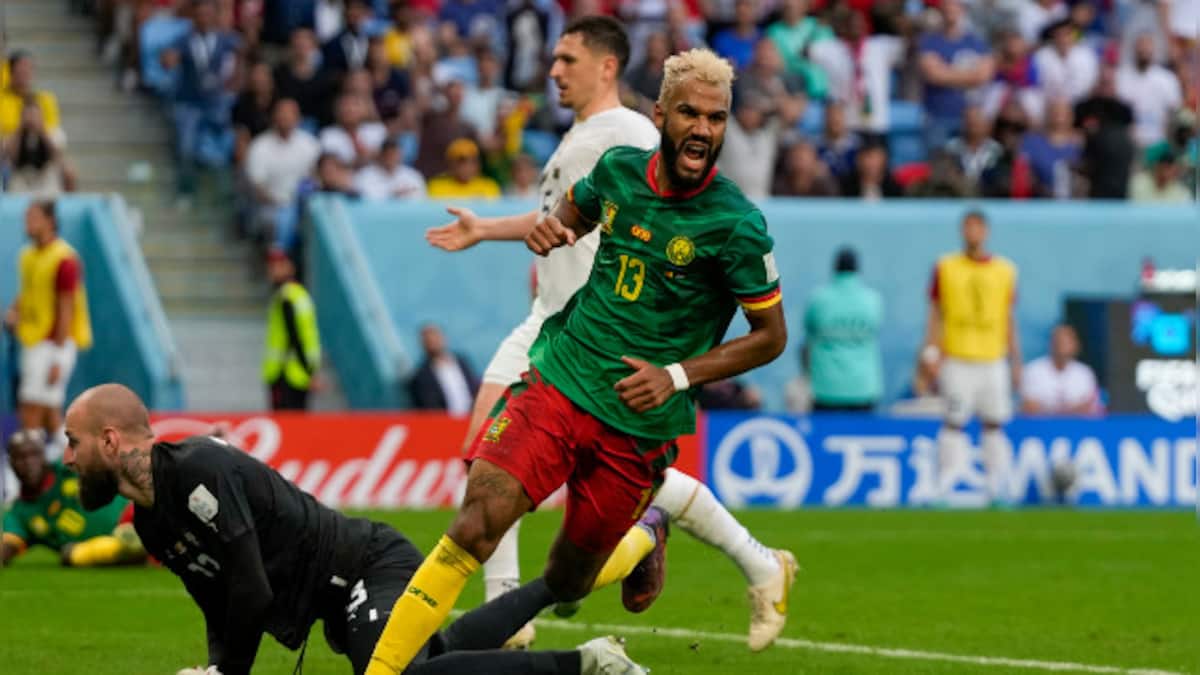 FIFA World Cup: Cameroon fight back to salvage draw against Serbia ...