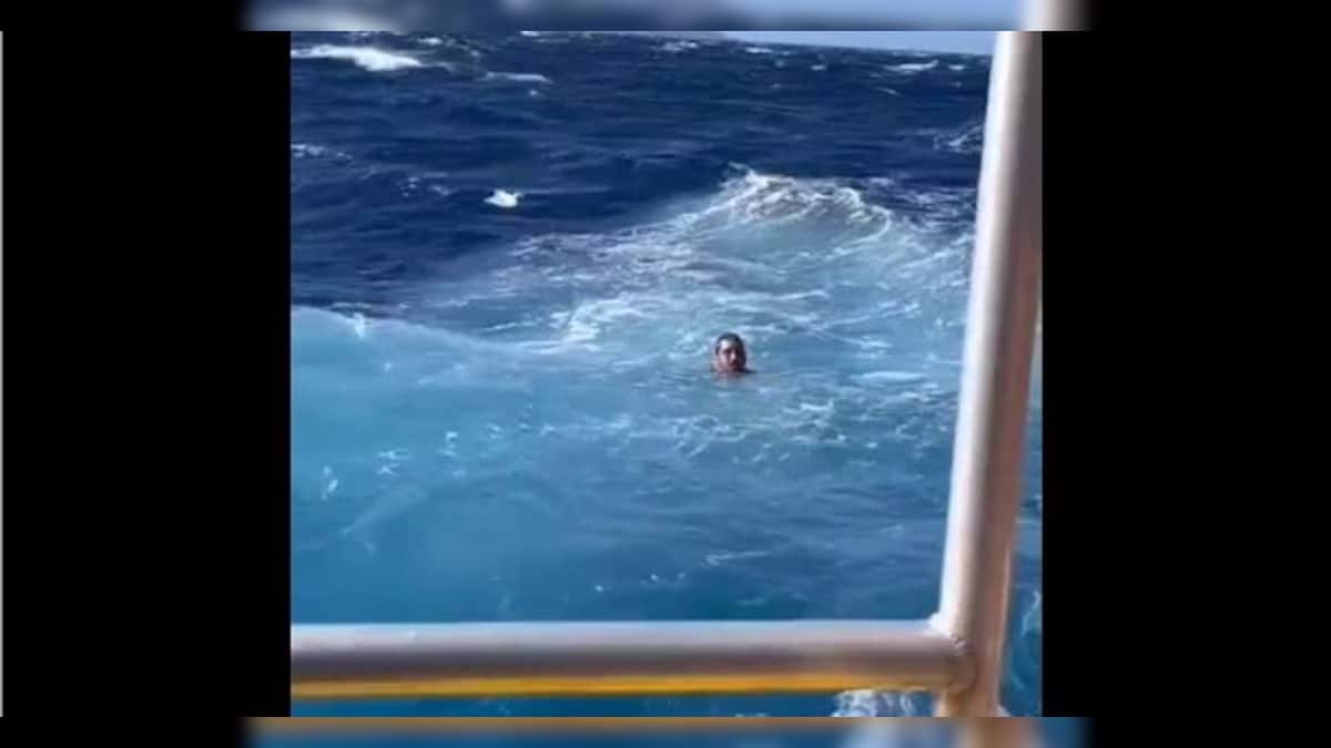 Fishing boat rescues man stuck at sea for 24 hours; watch dramatic clip ...
