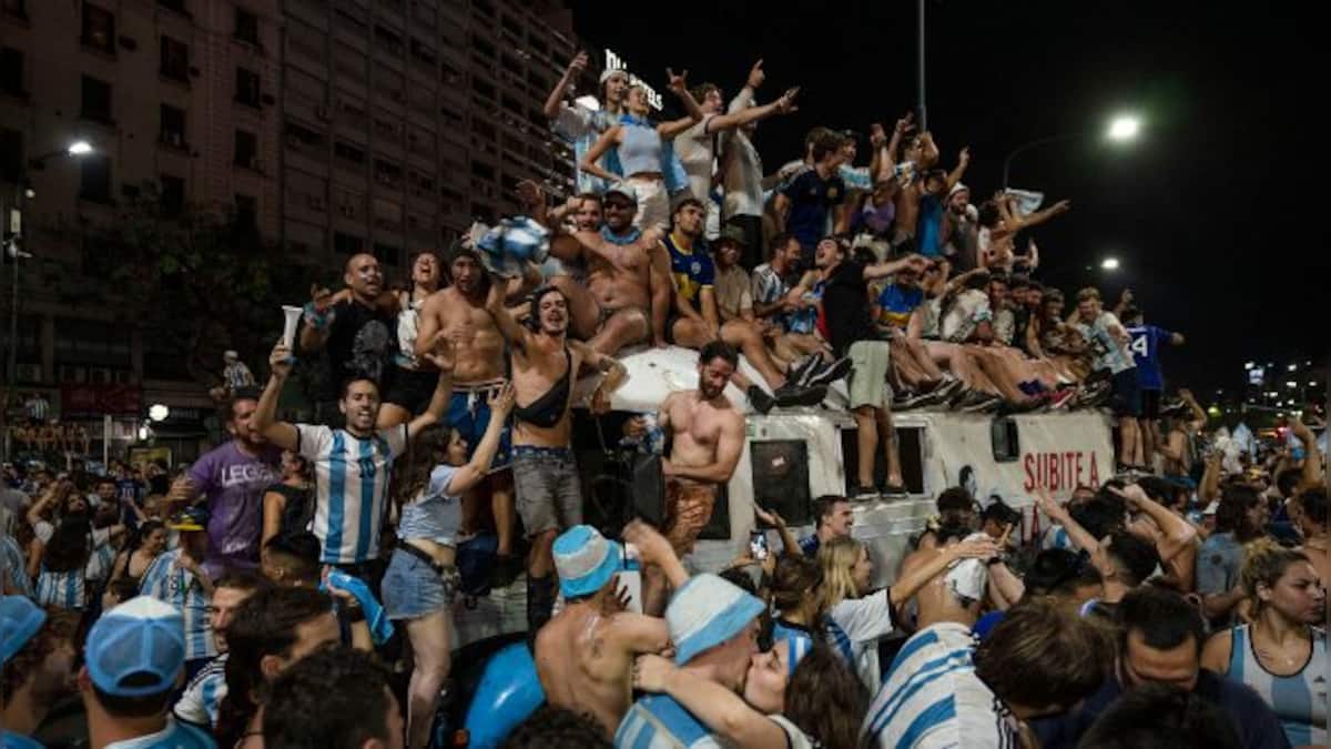 Watch: Argentina fans go wild in Buenos Aires after 'epic' FIFA World ...