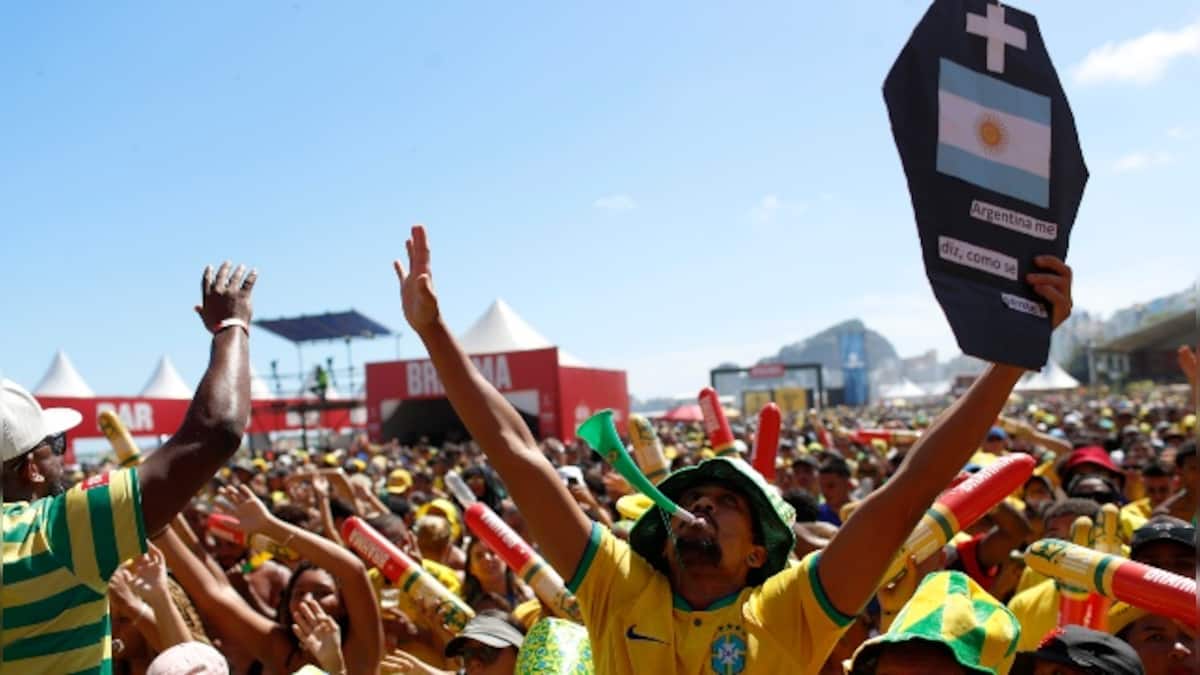 FIFA World Cup: Brazil's shameless fans supporting Lionel Messi's ...