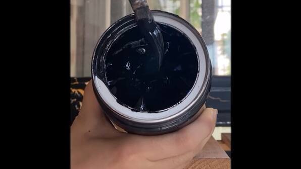 Viral video: Artist creates black paint from KFC chicken and peaches ...