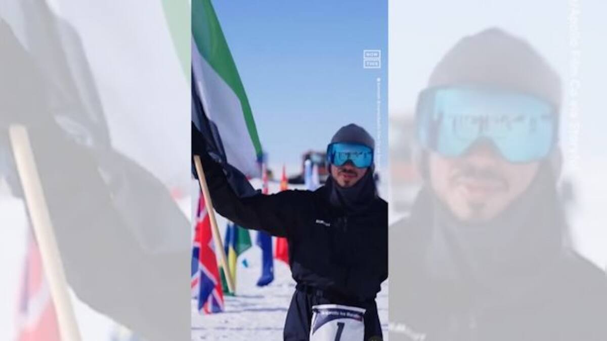 Watch video: Brave runners participate in Antarctic Ice Marathon in ...