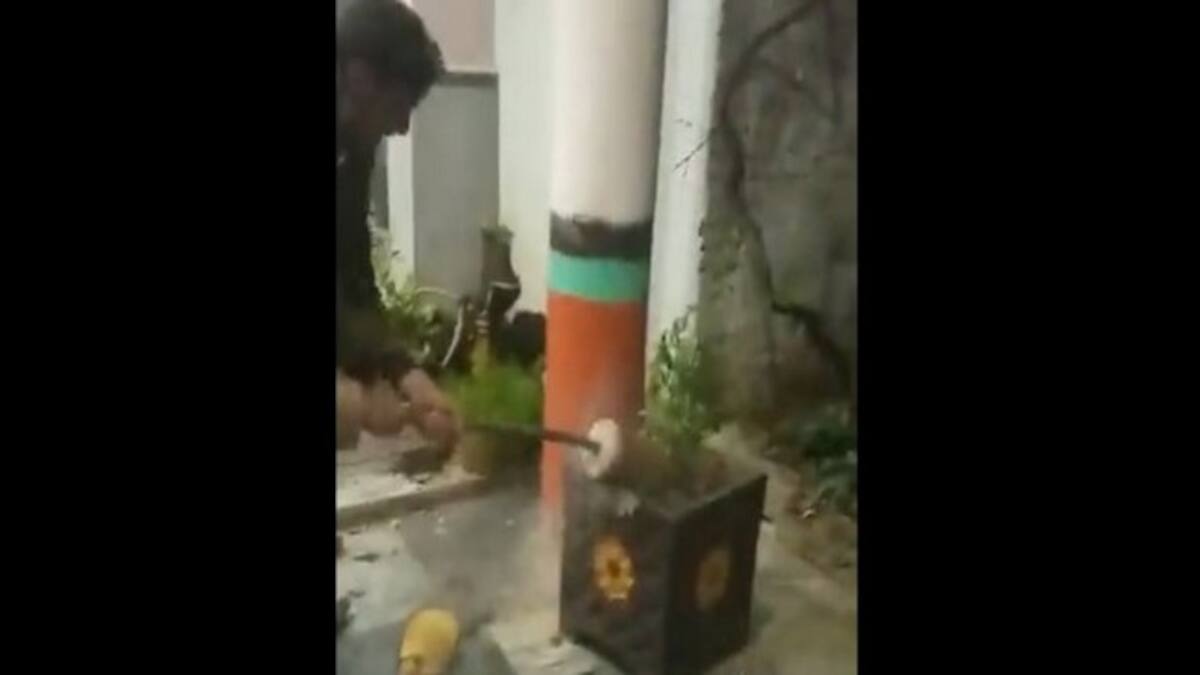 Watch: Hindu temple vandalised in Pakistan’s Dargai – Firstpost