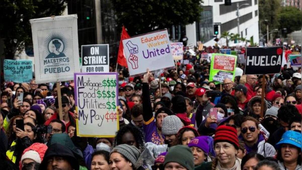 US: Los Angeles education strike cancels school for 420,000 students ...