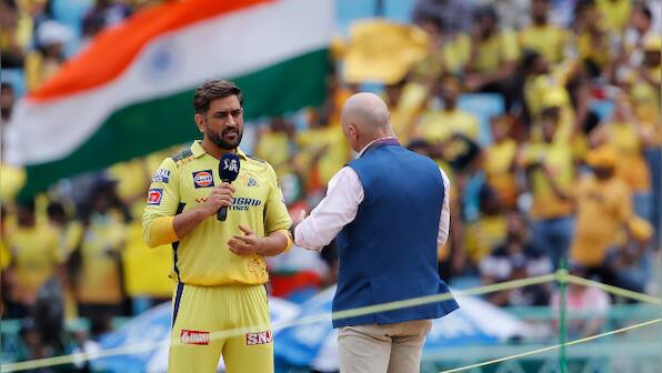 Watch: MS Dhoni comes up with cheeky response after Danny Morrison hints at IPL farewell during ...