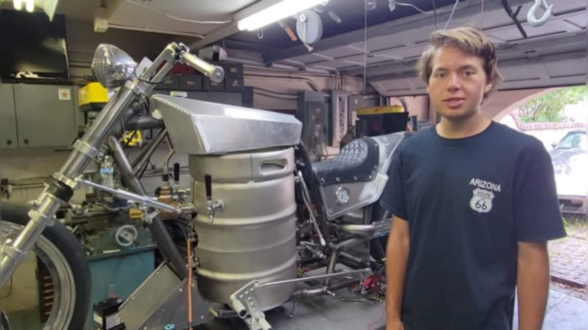 US man invents 'beer-powered' motorcycle; here's how it works – Firstpost