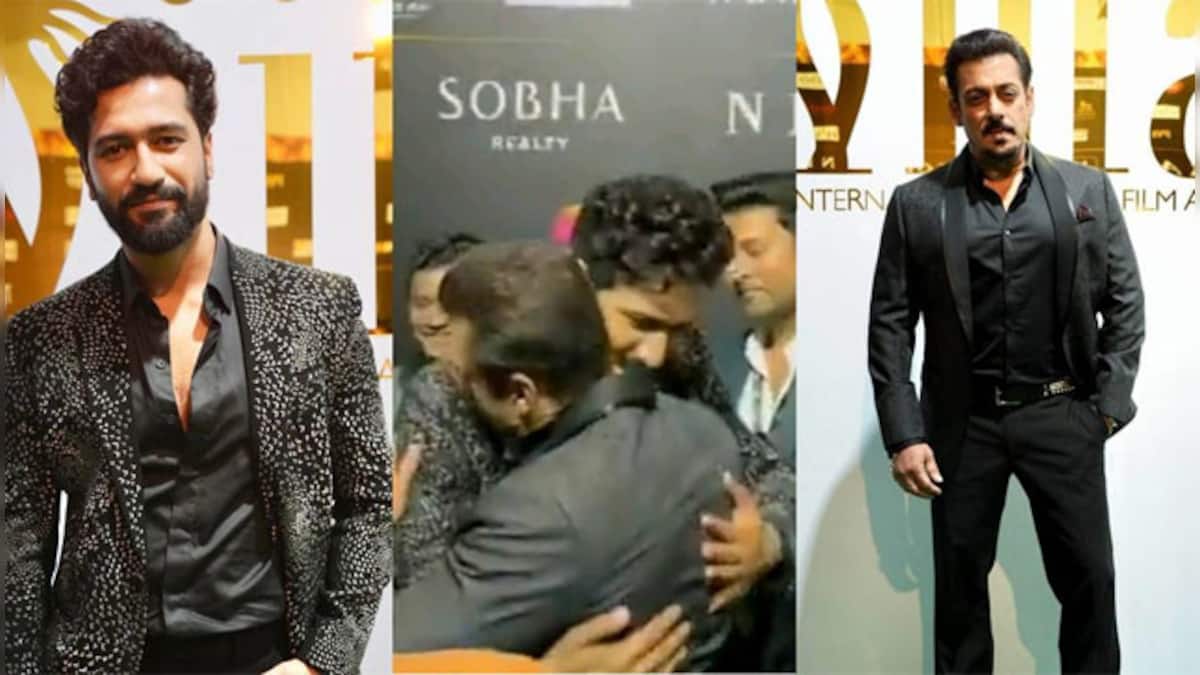 Watch: Salman Khan hugs Vicky Kaushal at IIFA green carpet after viral ...