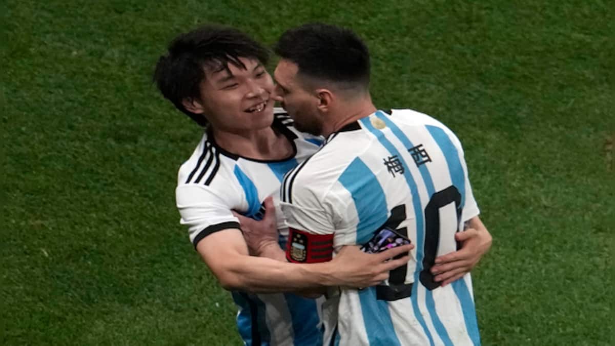 Chinese pitch invader detained after hugging Lionel Messi – Firstpost