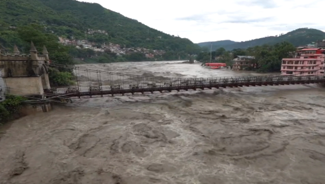 Watch Bridges Swept Away As Heavy Rains Wreak Havoc In Himachal Pradesh Firstpost