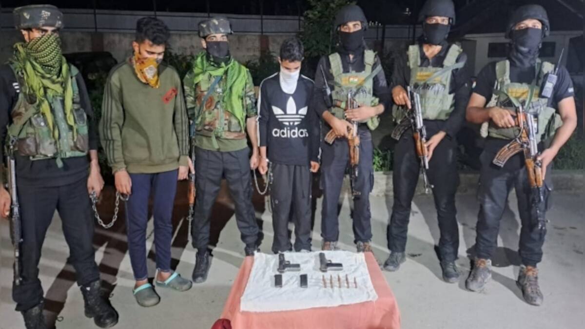 Two terrorists linked to LeT arrested in J&K, arms recovered – Firstpost
