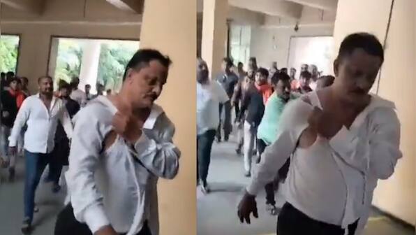 WATCH: Pune school principal thrashed, clothes torn allegedly for ...