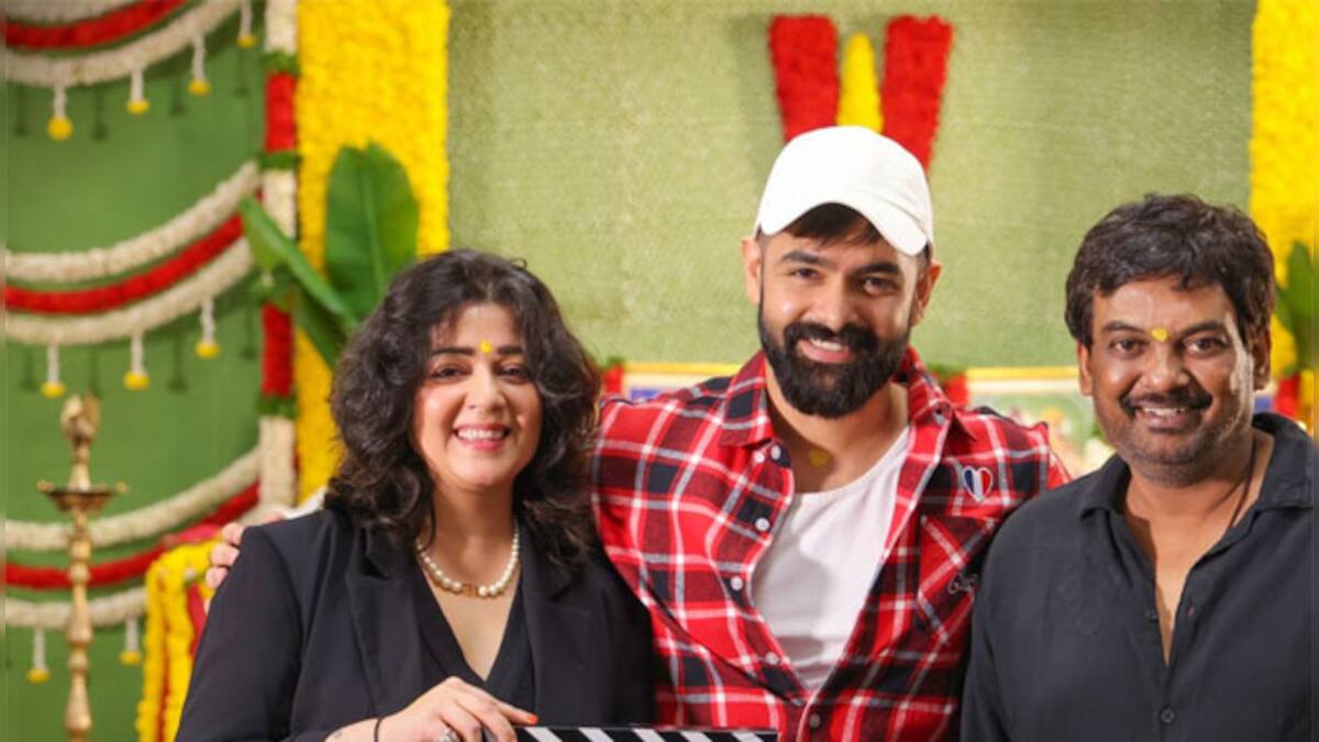 Ram Pothineni, Puri Jagannadh, Charmme Kaur, Puri launch Pan-India film ...