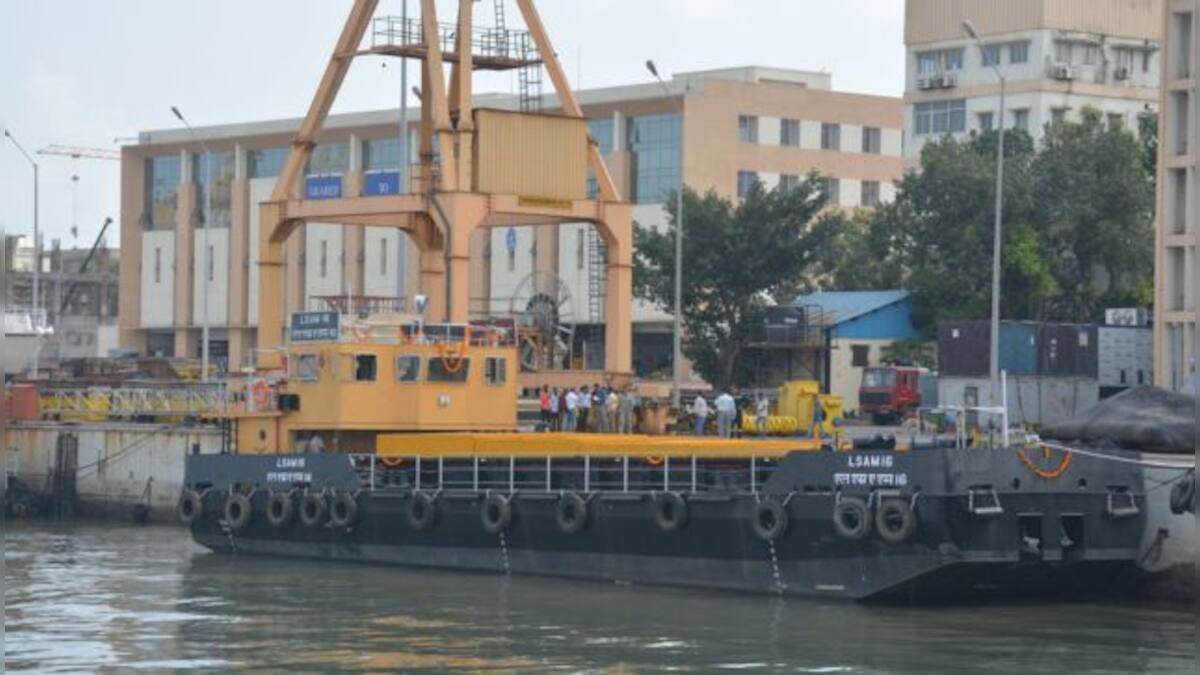 Make in India boost: Indian Navy receives second barge of LSAM 16 built by private firm – Firstpost