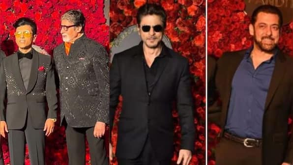 Anand Pandit 60th Birthday: Shah Rukh Khan makes stylish entry, Salman Khan hugs Amitabh ...
