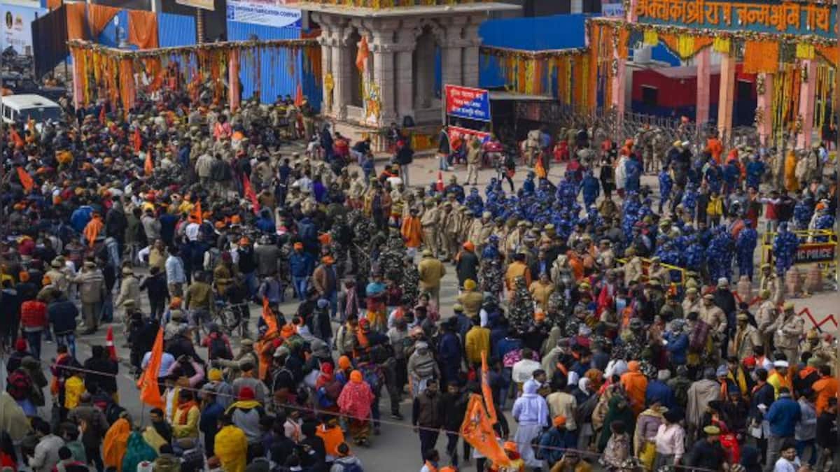 Ram mandir in Ayodhya: How many people visited on Day 1? – Firstpost