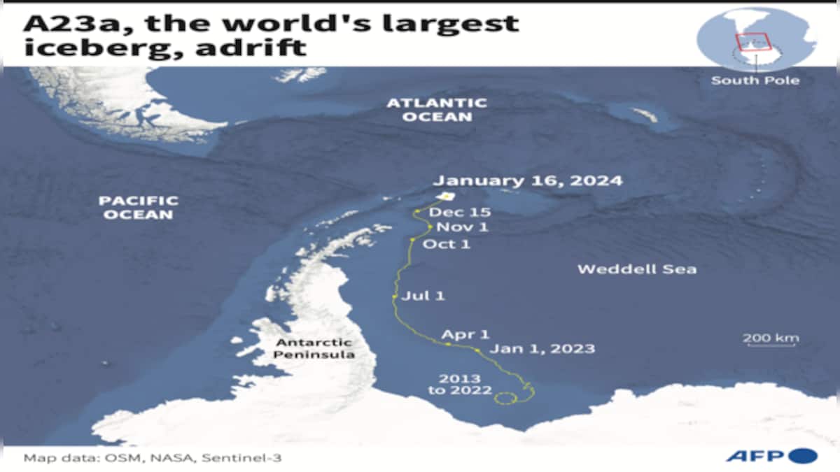 WATCH World's oldest biggest iceberg has begun its final journey ...
