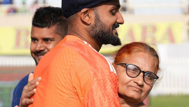 Pictures: Akash Deep shares emotional moment with mother, family ...