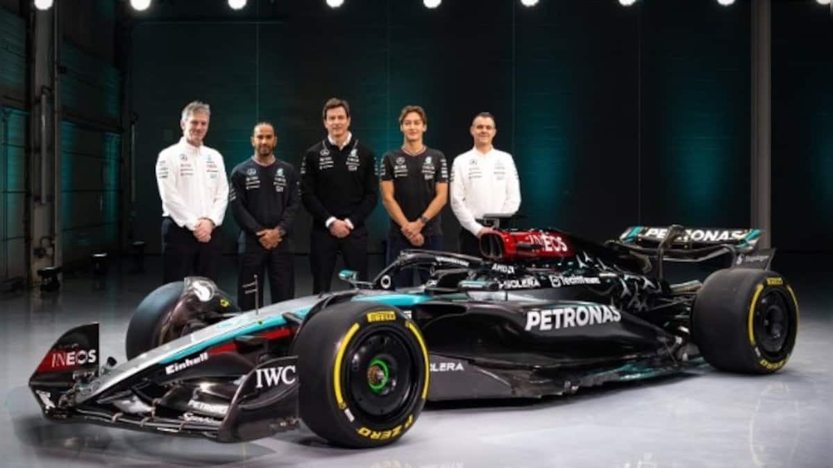 Formula 1: 'Emotional' Lewis Hamilton unveils new Mercedes car ahead of ...