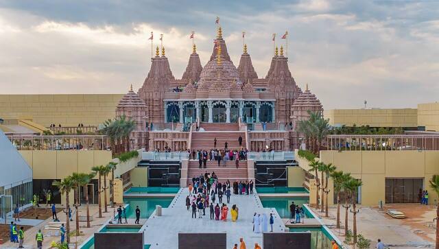 Inside BAPS mandir, the first Hindu temple in Abu Dhabi, to be ...