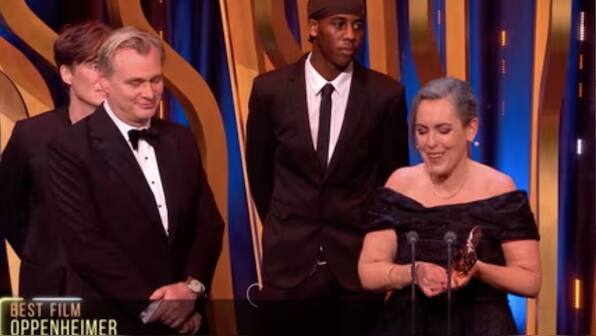WATCH: When a prankster landed on BAFTA 2024 stage during 'Oppenheimer' win and this is what ...