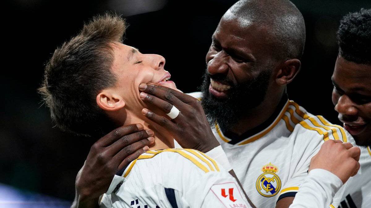 La Liga: Vinicius Jr., Arda Guler score as Real Madrid thrash Celta ...