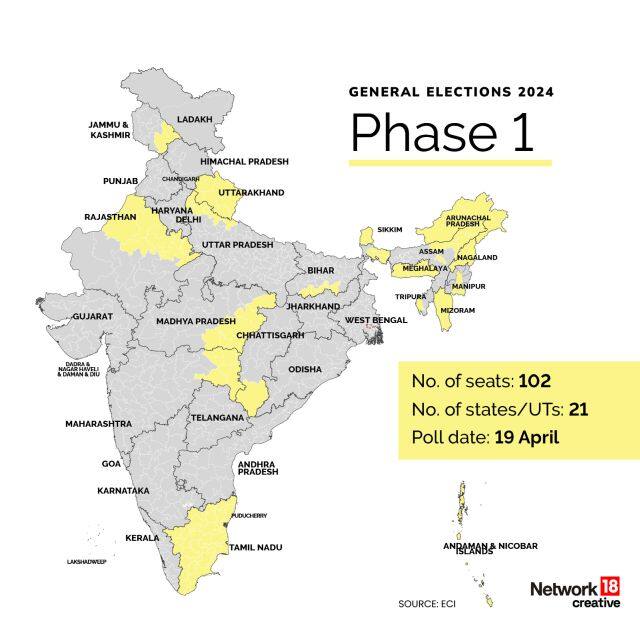 In Graphics | Lok Sabha Election 2024: When will your state go to the ...
