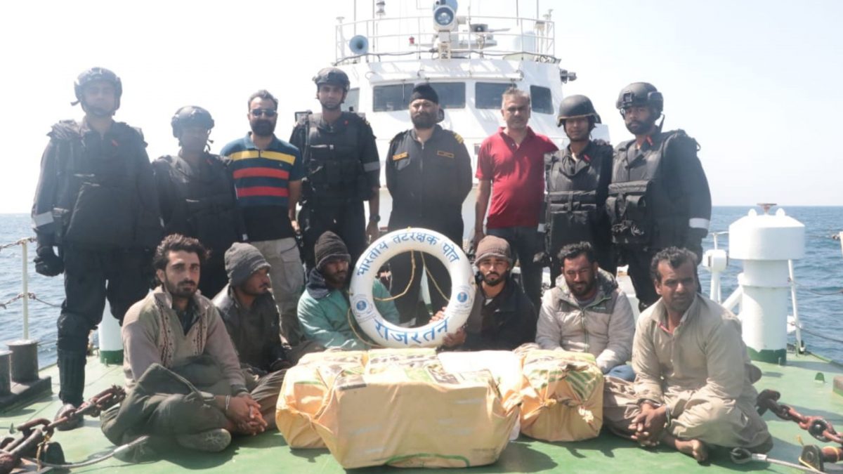 Boat With 6 Pakistanis Onboard Intercepted Off Gujarat Coast 80 Kg