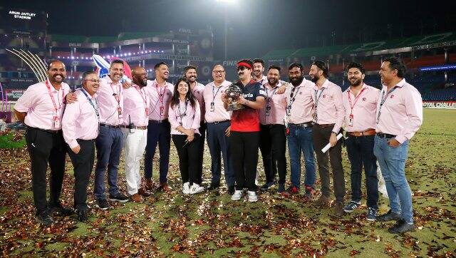 In Pictures | Royal Challengers Bangalore players celebrate winning WPL 2024, ending trophy ...