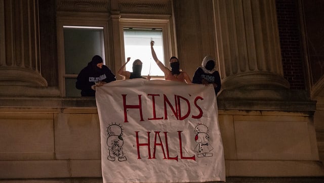 Protesters rename Columbia's Hamilton Hall 'Hind's Hall': Who was ...