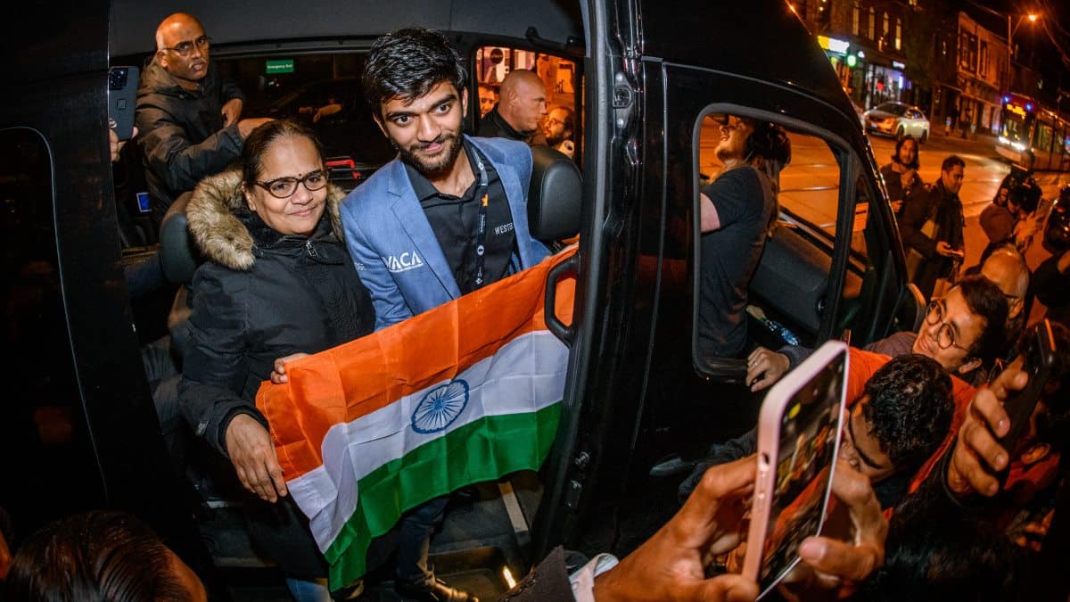 Watch: D Gukesh mobbed by fans after being crowned 2024 Candidates ...