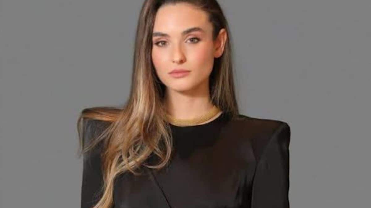 Miss Israel champion Noa Cochva hit on the face during a pro-Palestine ...