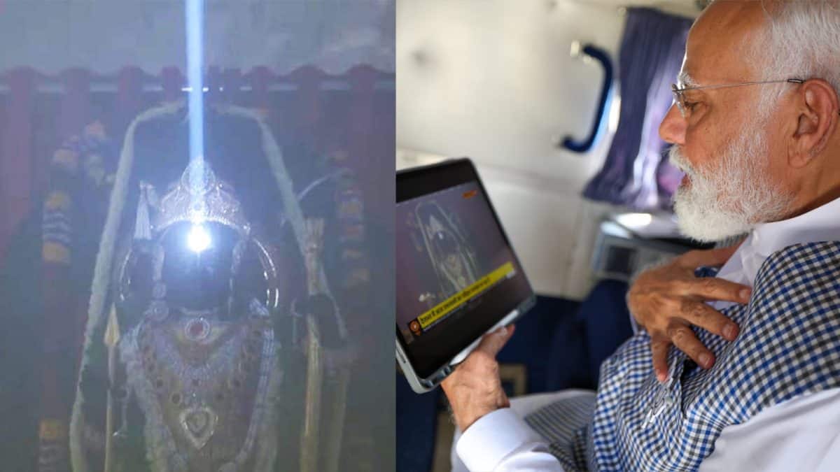 WATCH: Sun rays light up Ram Lalla’s forehead on Ram Navami; how ...