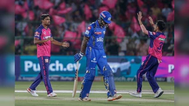 Sandeep Sharma, Yashasvi Jaiswal stand out in Rajasthan Royals' nine-wicket win over Mumbai ...