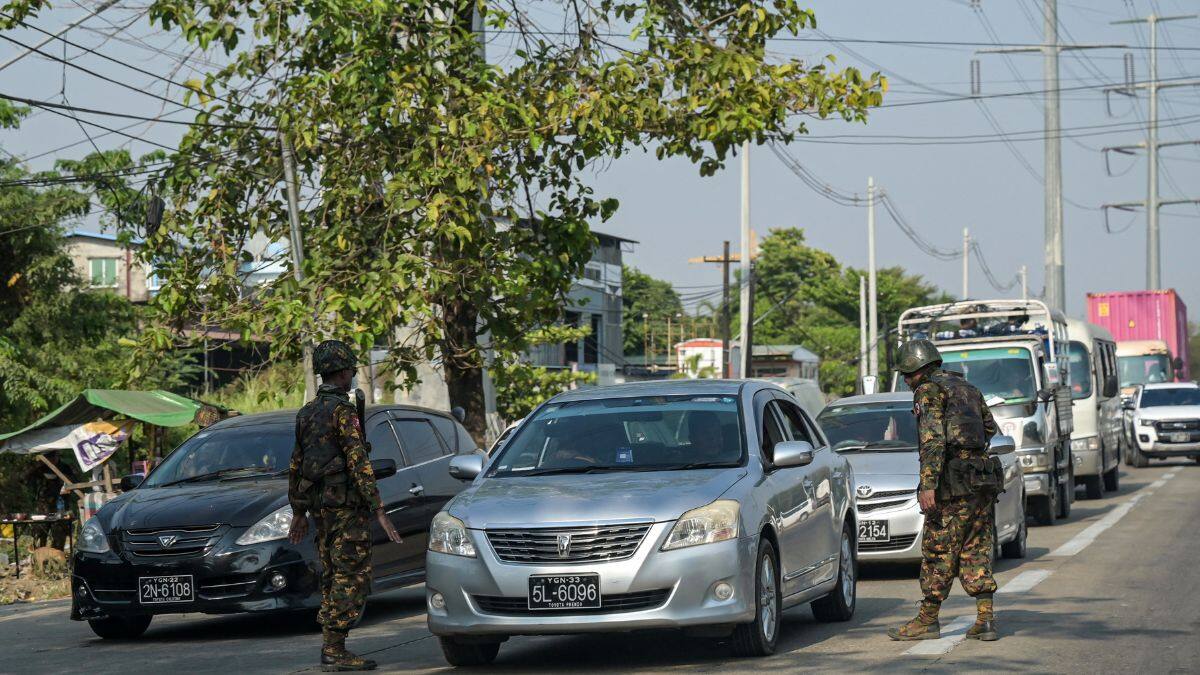 A Rare Attack: Myanmar capital military base attacked by 7 drones, one ...