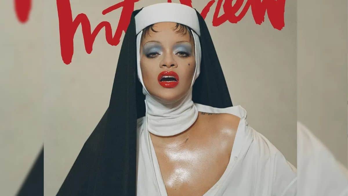 Singer Rihanna Poses As A Nun Receives Backlash For Her Bold Dress As