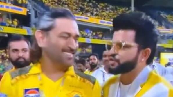 Watch: MS Dhoni, Suresh Raina reunite during CSK's lap of honour after beating RR at Chepauk ...