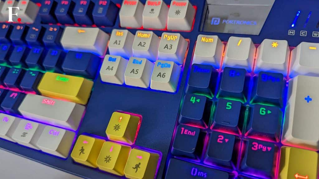 Portronics K2 Mechanical Gaming Keyboard + OnePlus 12R Genshin Impact ...