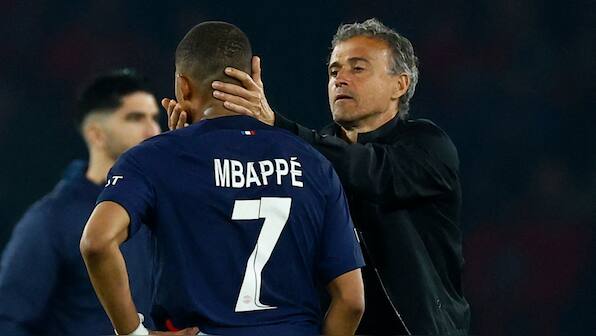 Paris Saint-Germain coach Luis Enrique hails Kylian Mbappe as 'a club ...