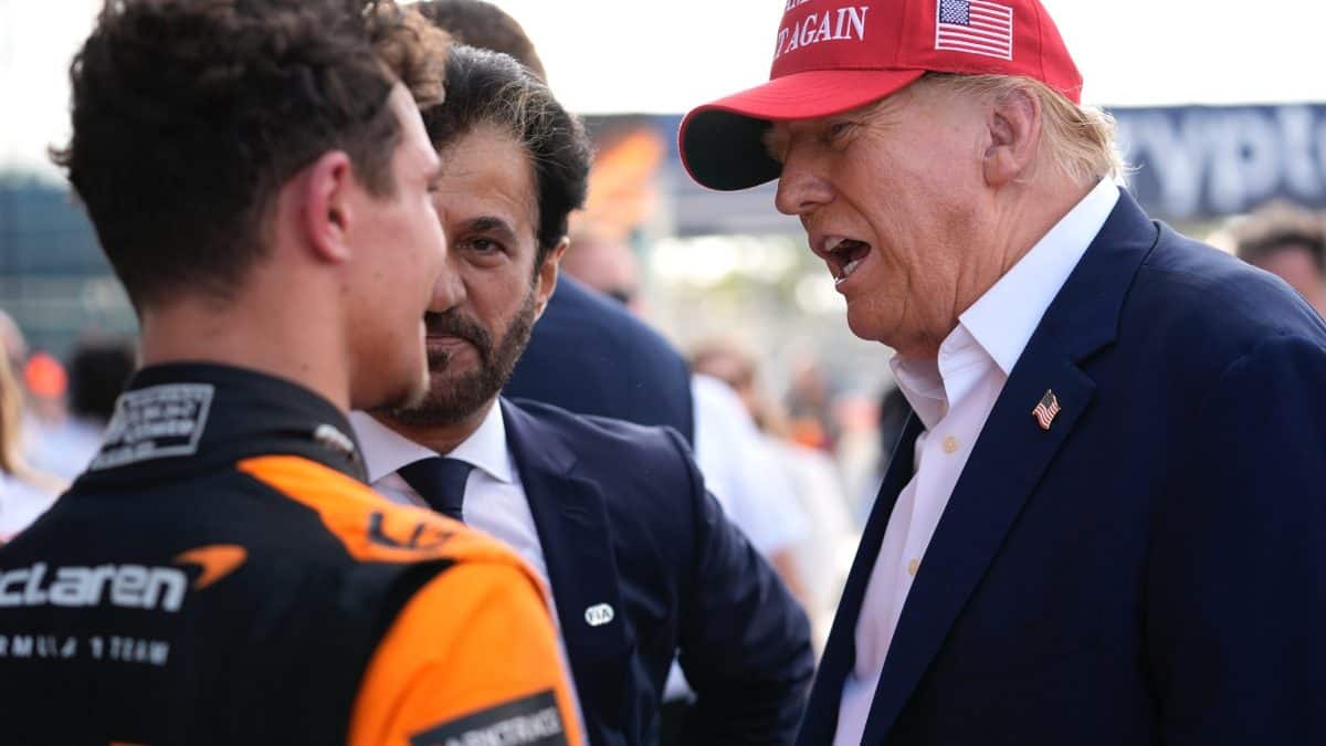 Donald Trump tells Miami GP winner Lando Norris he is his 'lucky charm ...
