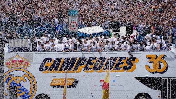 Watch: Real Madrid parade 36th league title with eye on European glory ...