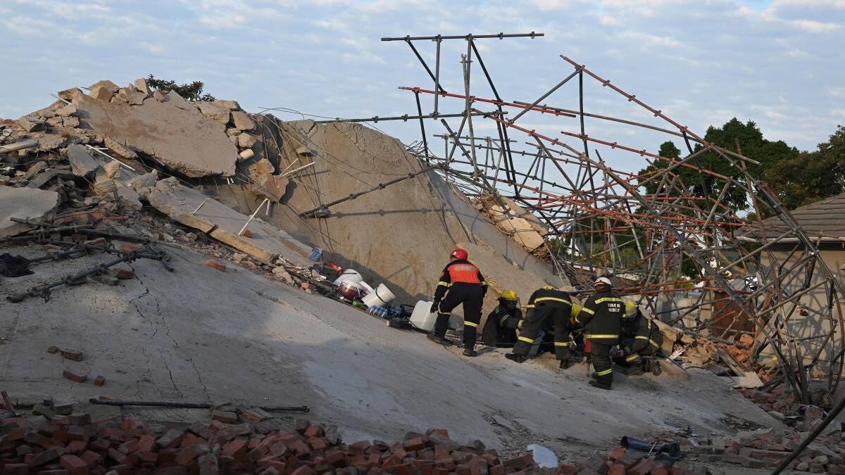 Survivors rescued but dozens still trapped after a deadly building collapse in South Africa ...