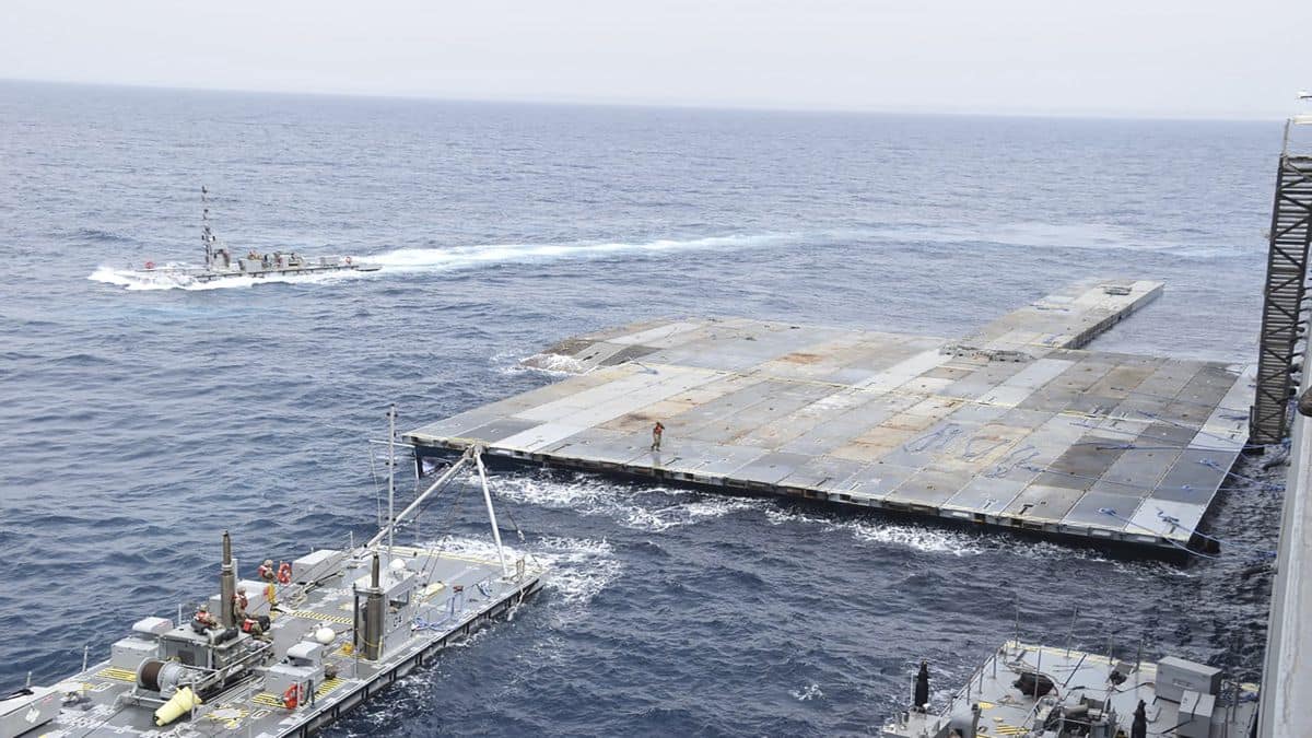 Aid enters Gaza through US-built floating pier: How does it work ...