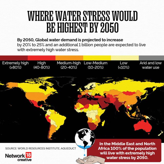 In Graphics | How deep is the global water crisis? Which countries face ...